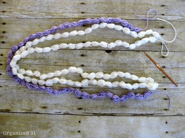 Crochet Yarn Lei - Organized 31