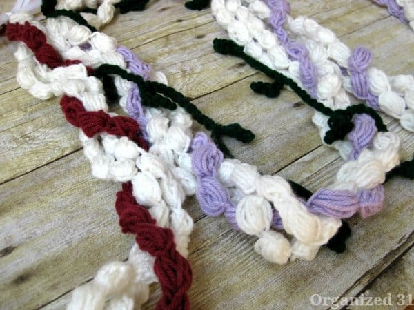 Crochet Yarn Lei - Organized 31