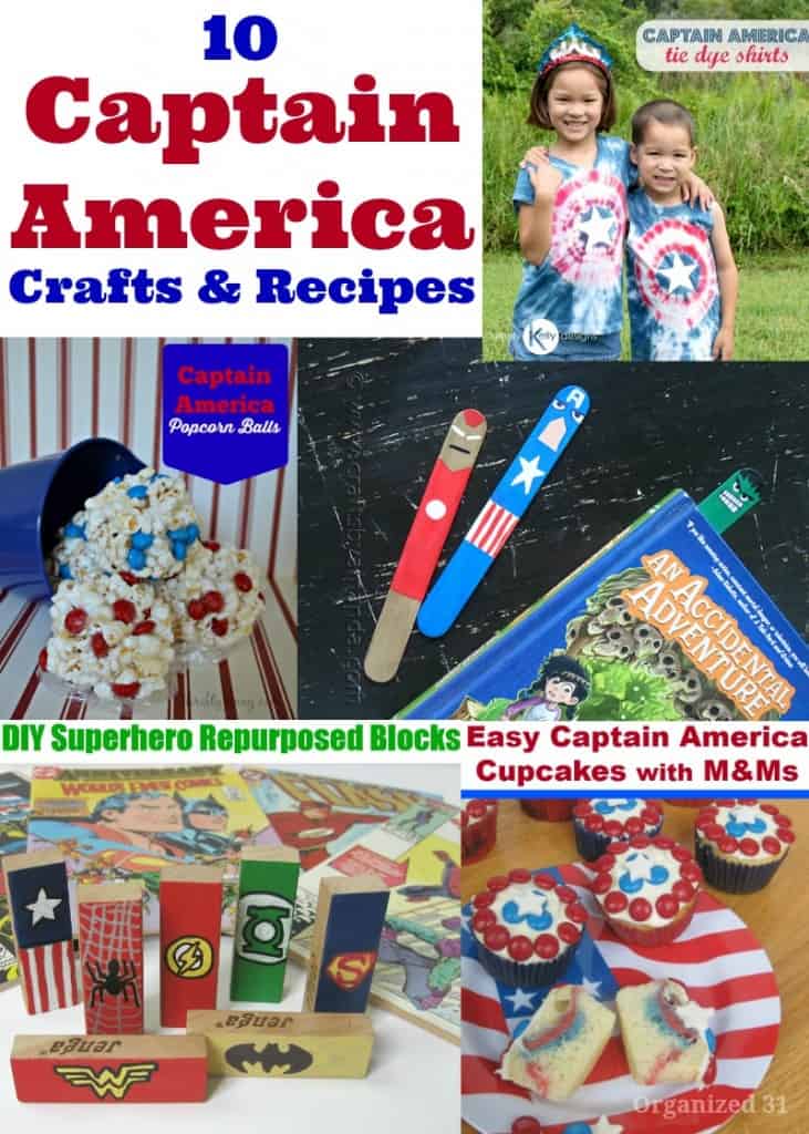 10 Captain America DIY Projects - Organized 31