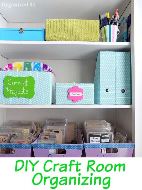 DIY Craft Room Organizing - Organized 31
