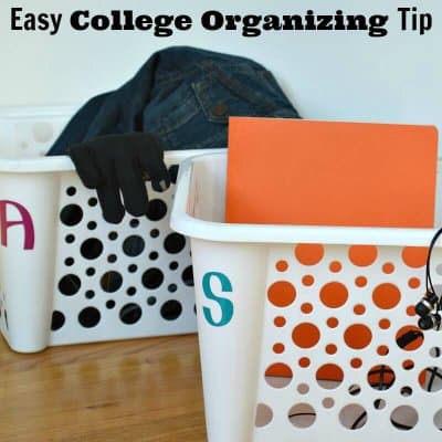Easy College Organizing Tip - Organized 31