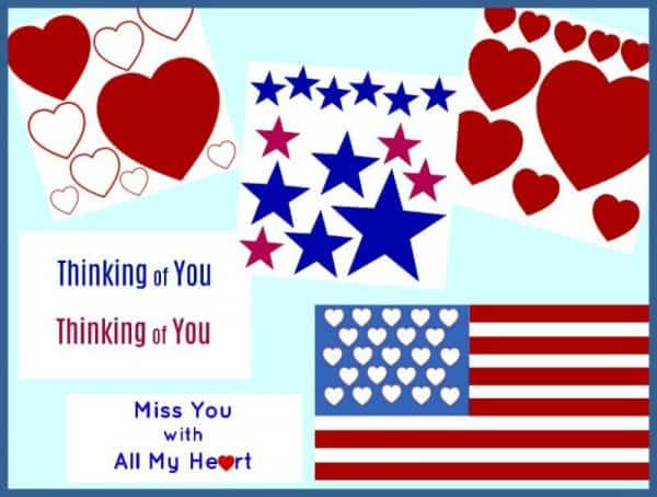 Cards to Support Our Troops - Free Printable - Organized 31