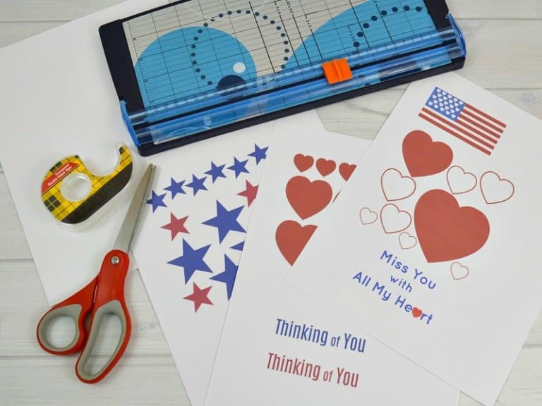 Cards to Support Our Troops - Free Printable - Organized 31