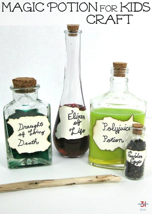 Magic Potions for Kids Craft for imaginative Play