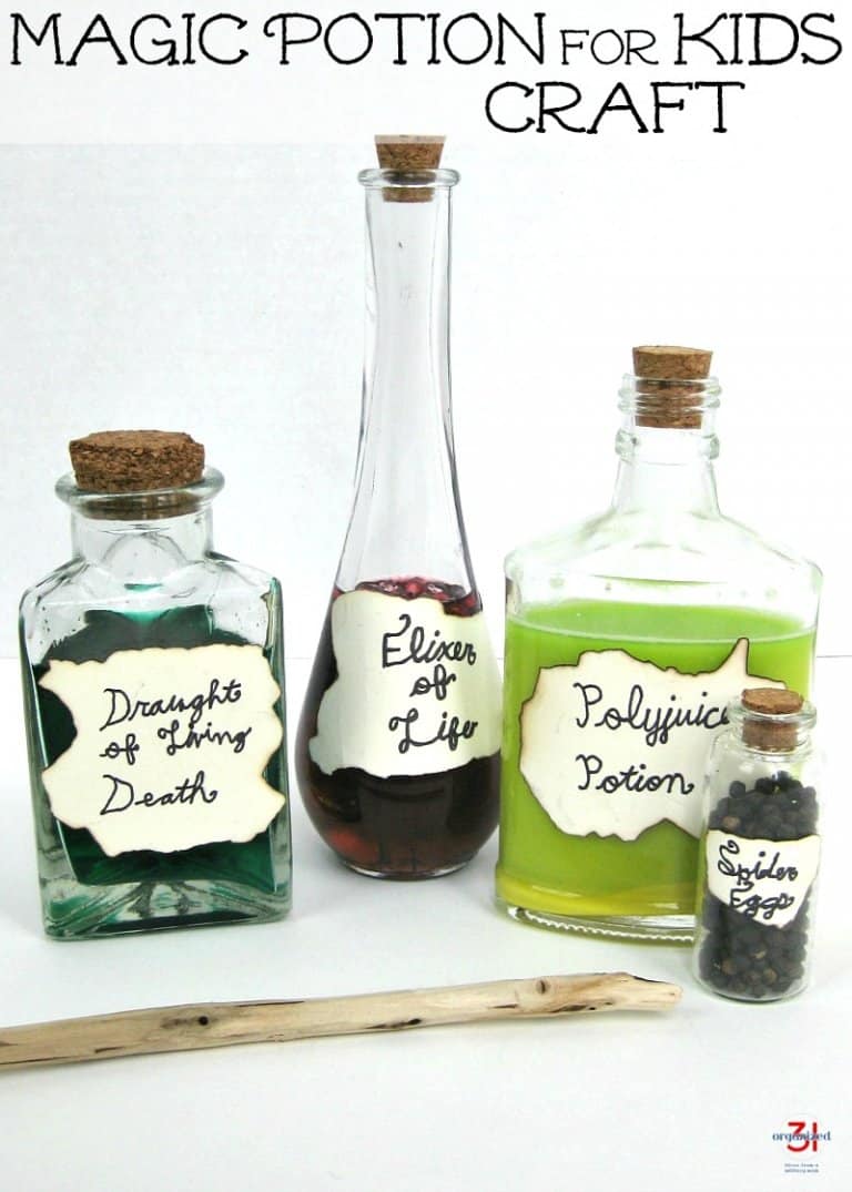 Magic Potions for Kids Craft for imaginative Play
