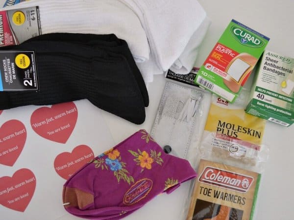 Blessing Bags for the Homeless- Foot Care - Organized 31