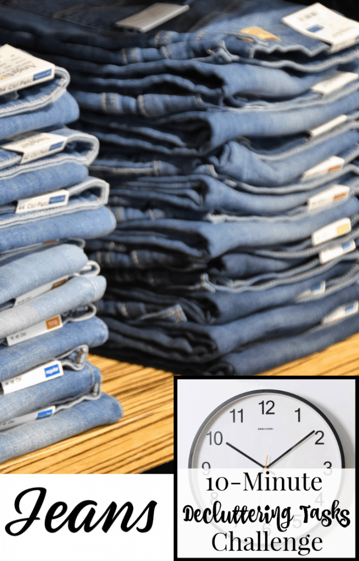 Day 4 - Decluttering Jeans - Organized 31