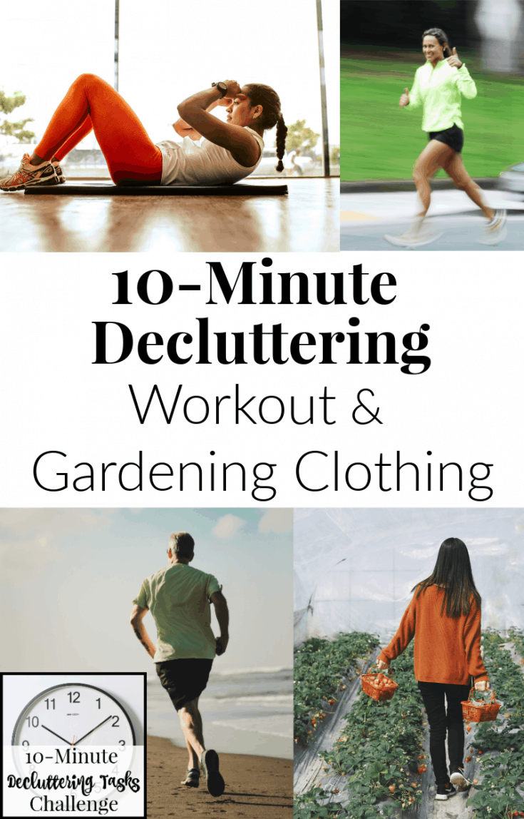 Day 14 - Decluttering Workout or Yard Work Clothes - Organized 31