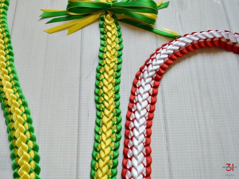 Double Braided Ribbon Lei Instructions - Organized 31