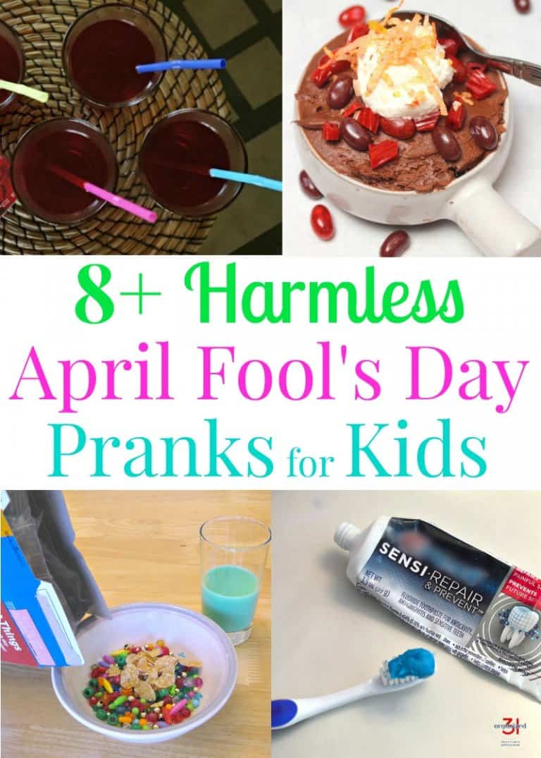 April Fool's Day Pranks for Kids - Organized 31