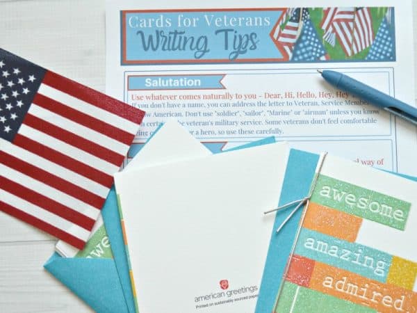 Thank You Veteran Card Writing Tips - Organized 31