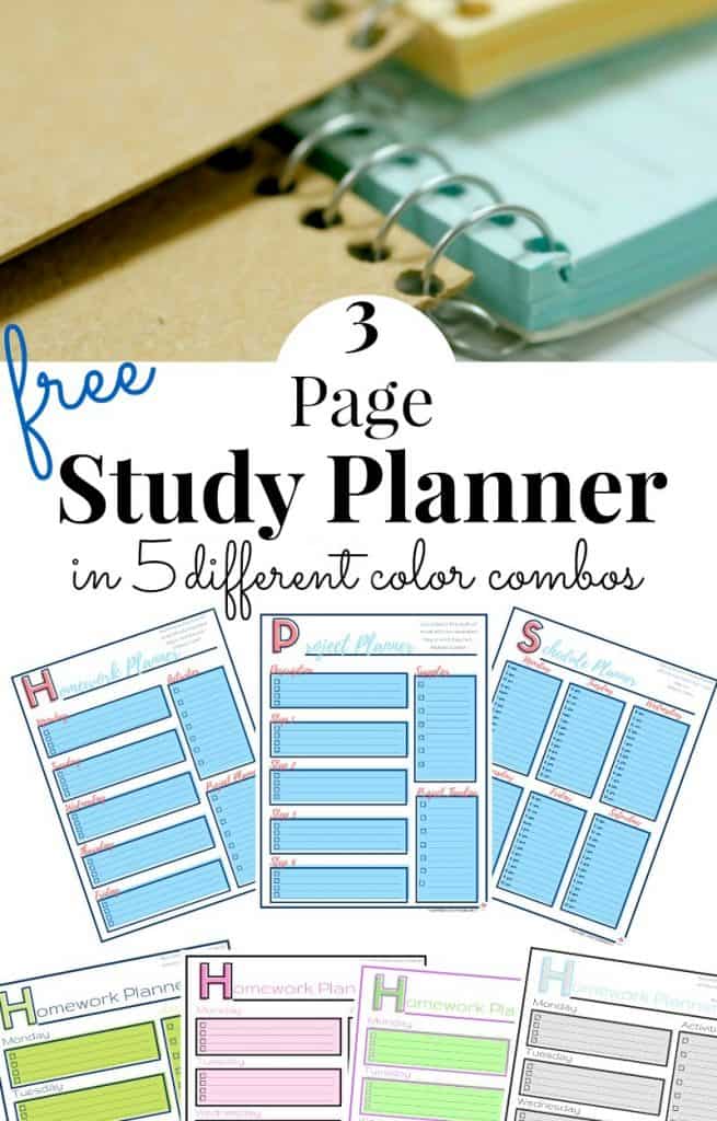 Study Planner Free Printable Organized 31 Study Planner Free Printable Organized 31