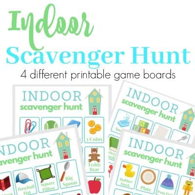 Free Scavenger Hunt Ideas - Organized 31