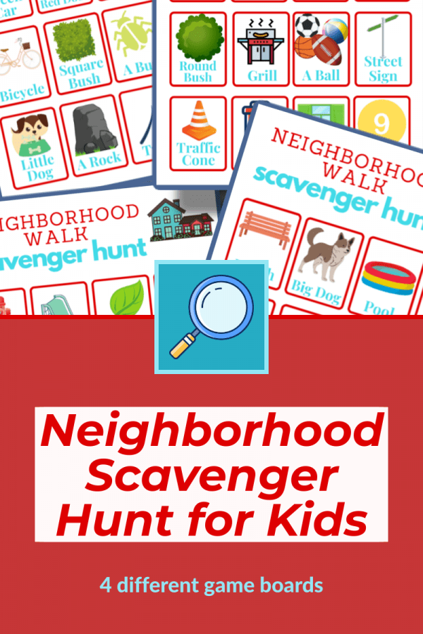 Neighborhood Scavenger Hunt for Kids - Organized 31