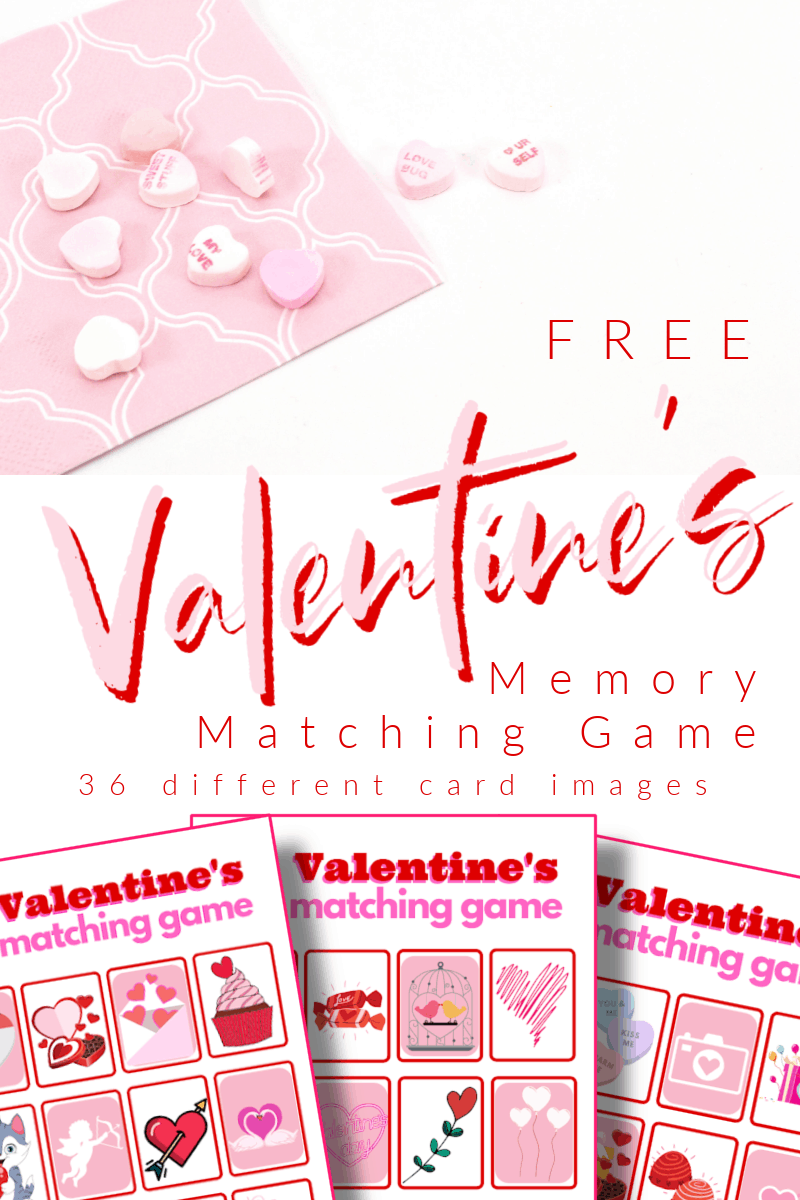 Valentine's Memory Matching Game - Organized 31