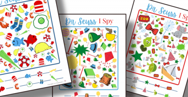 I Spy Printable - Dr. Seuss - Organized 31