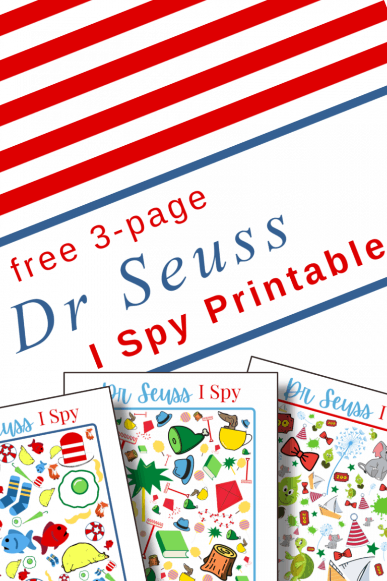 I Spy Printable - Dr. Seuss - Organized 31