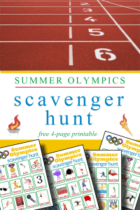 Scavenger Hunt for Kids - Summer Olympics - Organized 31
