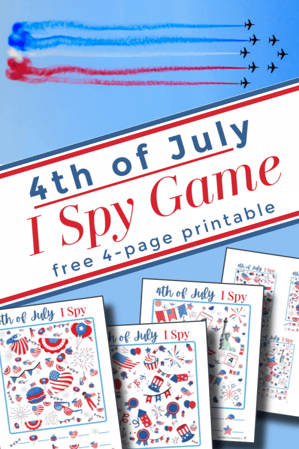 I Spy Printable - 4th of July - Organized 31