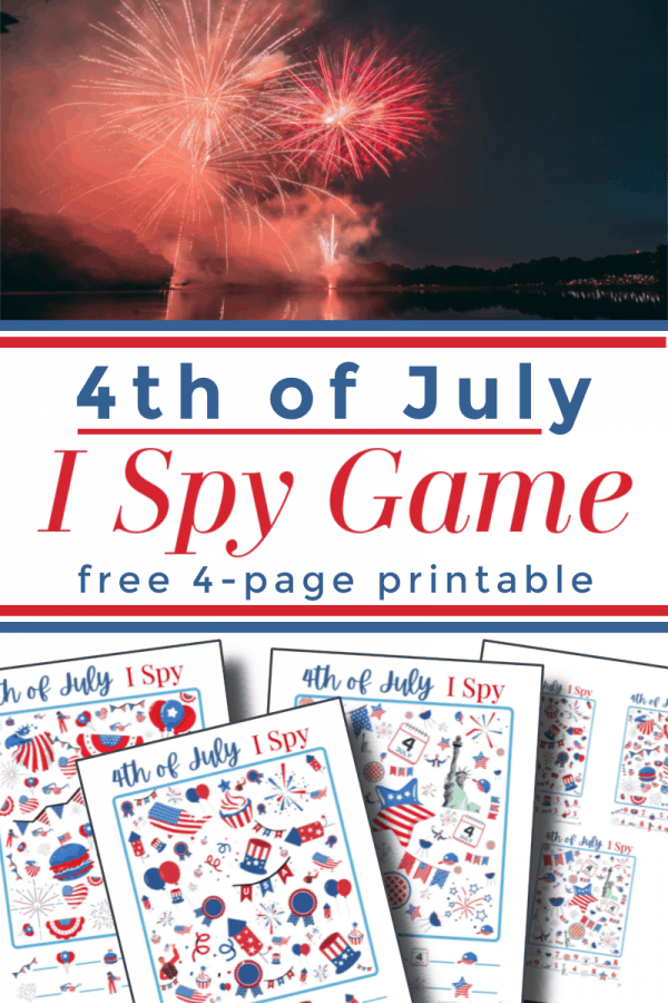 I Spy Printable - 4th of July - Organized 31