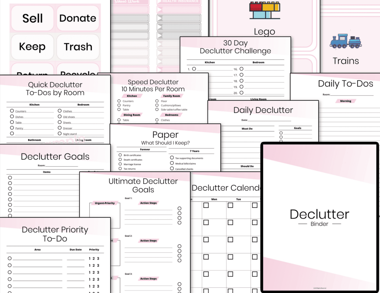 31 Day Declutter Challenge in 10-Minutes a Day - Organized 31