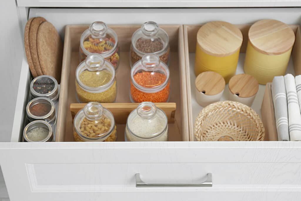 100 Glass Jar Storage Ideas - Organized 31